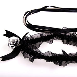 Sexy Lace Cat Collar – Lace and Leather